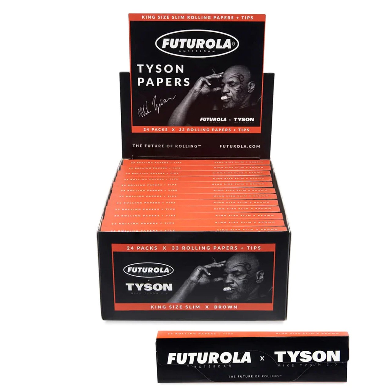 Futurola X Tyson King Slim Rolling Paper Tips