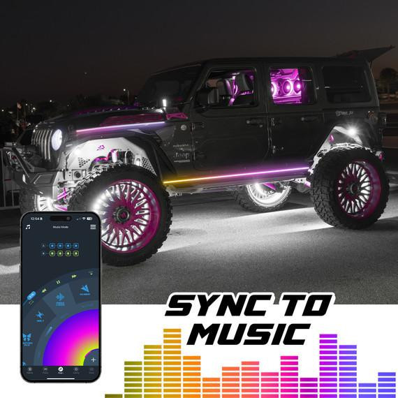 2020-2025 Jeep Gladiator | XKGlow Atomix RGB XKmax LED Strip Lights