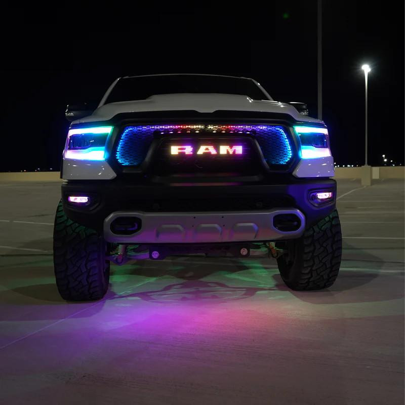GMC RGB Halo Kits Illuminated LED Grille Badge