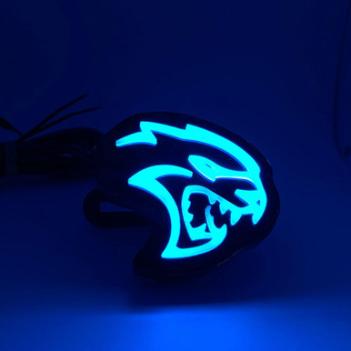 Hellcat Head X-Lume Illuminated LED Grille Badge
