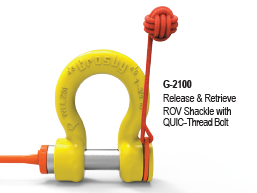 G-2100 ROV Release & Retrieve Shackle ─ QUIC-Threaded