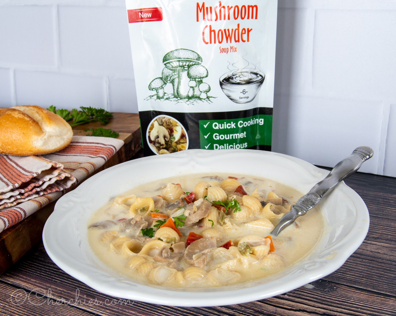 Cherchies Quick Cooking Mushroom Chowder Soup Mix