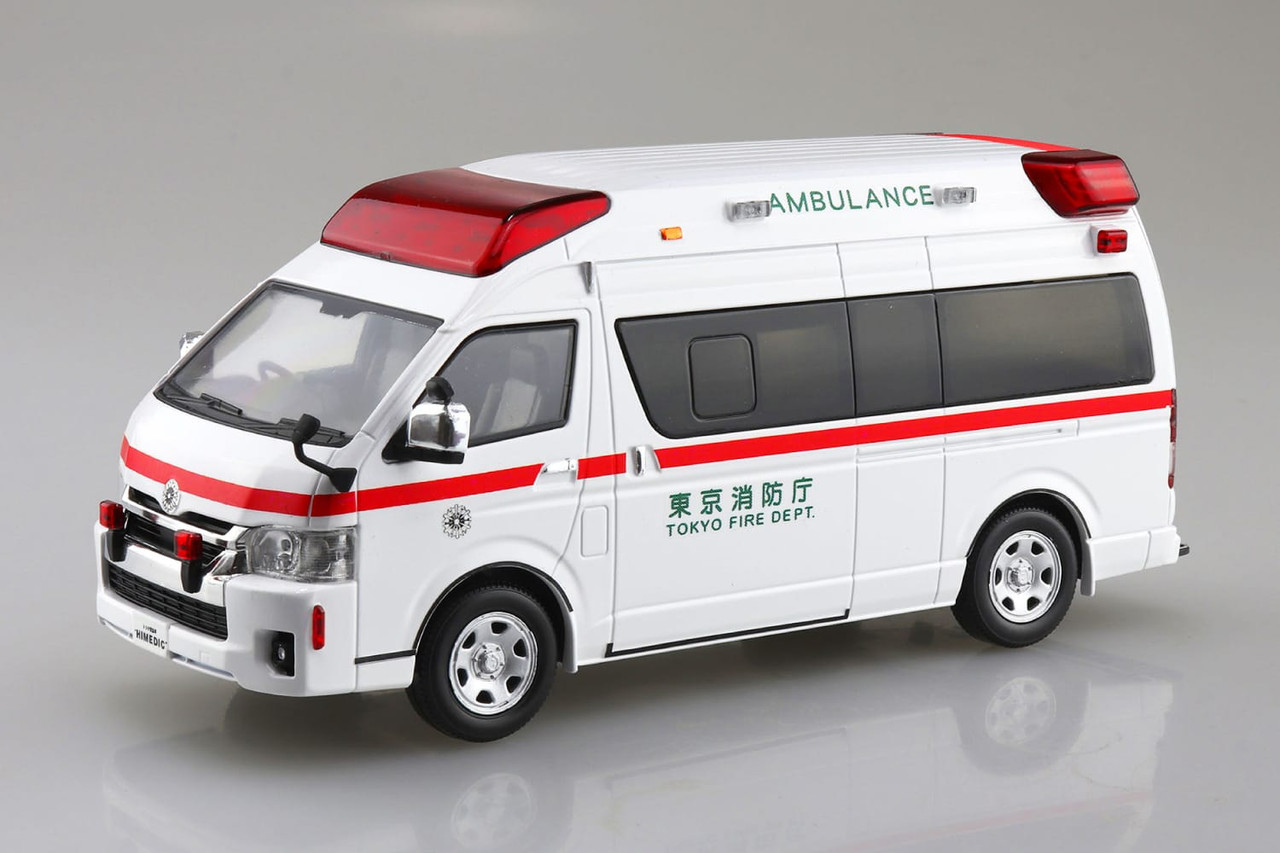 Aoshima 1/32 SNAP KIT Toyota Hi-Medic Ambulance Model Kit