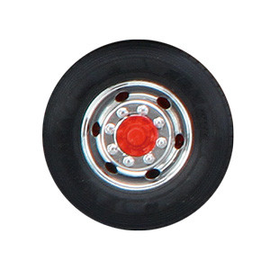 1/32 Dekotora Parts #01 JIS8 Hole 22.5 Inch Steel Wheel & Marker Lamp Set