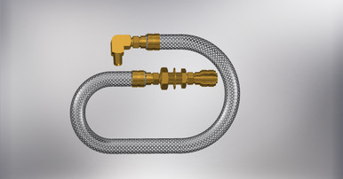 Leader hose kit for ARB Twin Compressor and SwarfWorks bracket