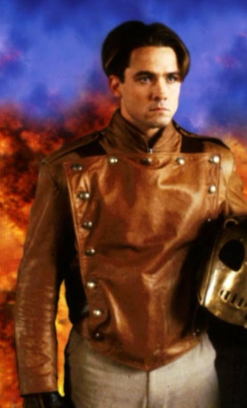 The Rocketeer Billy Campbell Brown Leather Jacket