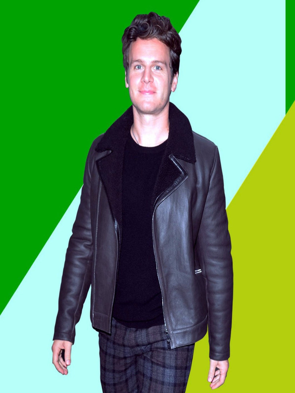 The Matrix 4 Mindhunter Jonathan Groff Black Leather Jacket