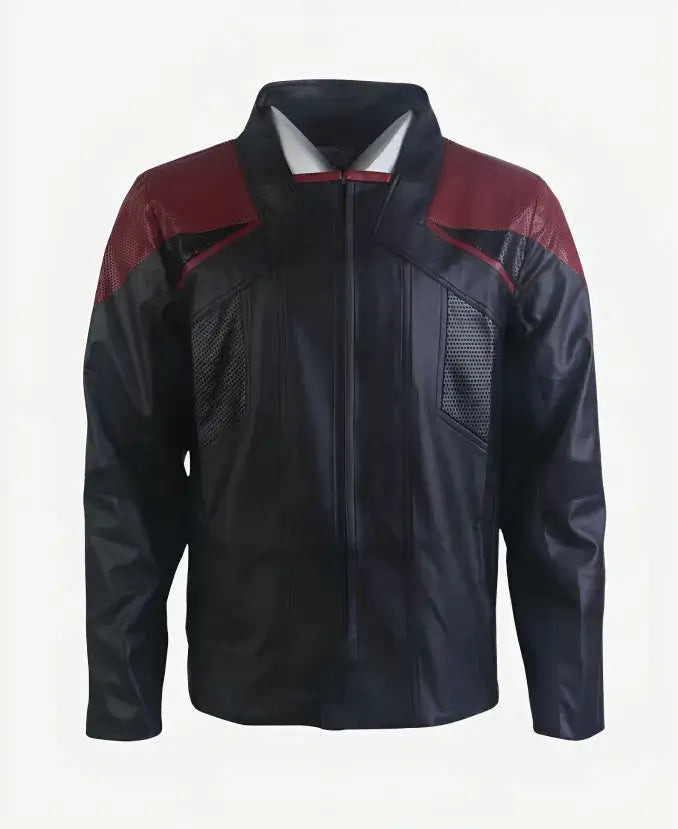 Star Trek Picard Captain Riker Leather Jacket