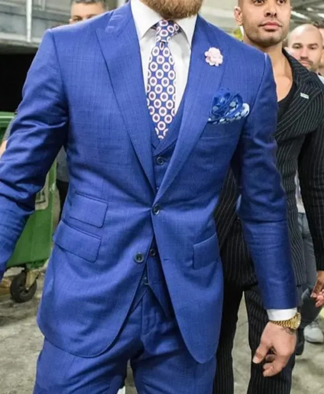 Conor McGregor Blue Suit