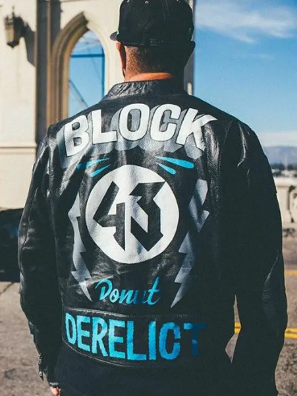 Ken Block Black Leather Jacket