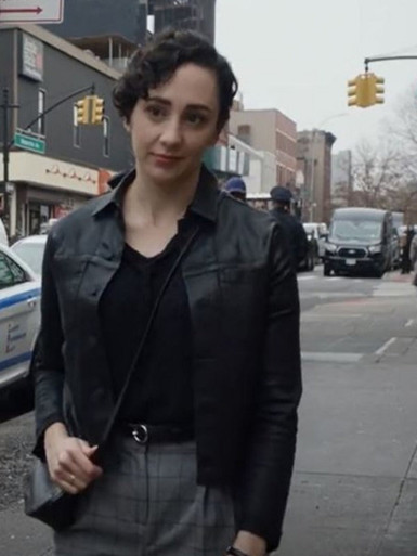 Rachel Witten Blue Bloods Black Leather Jacket