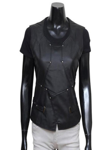 Guardians Of The Galaxy Zoe Saldana Gamora Black Vest