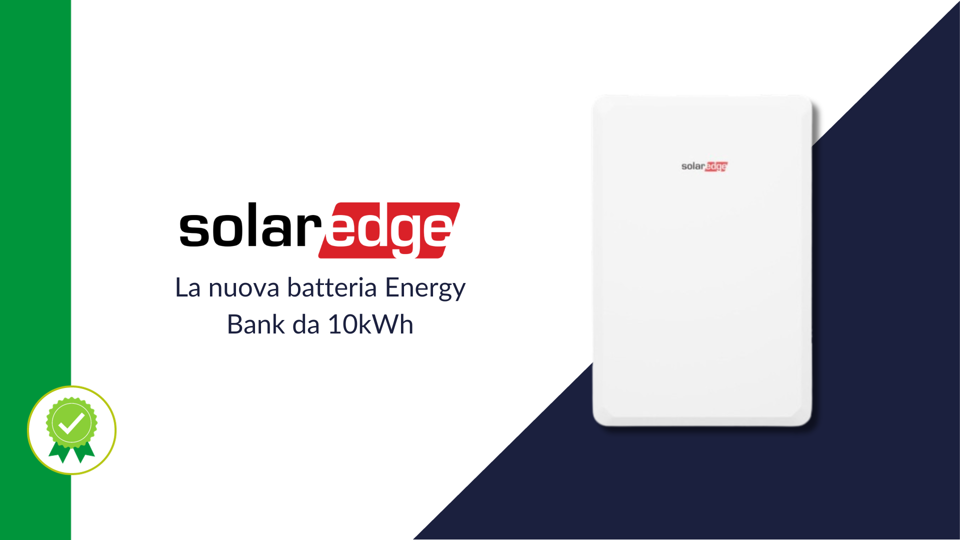 SolarEdge Energy Bank 10kW - AMARA NET ZERO SRL - B2B Store