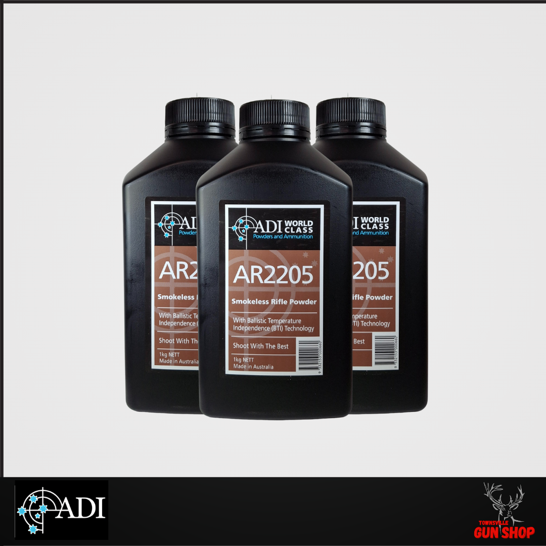 ADI AR2205 Powder 1kg | Magnum Handgun Reloading Powder – Townsville ...