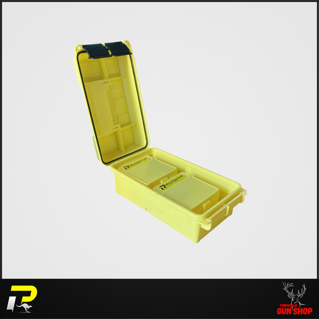 PRO-TACTICAL AMMO BOX RANGE CASE 4 X 100 RND (9MM) PT-AB11