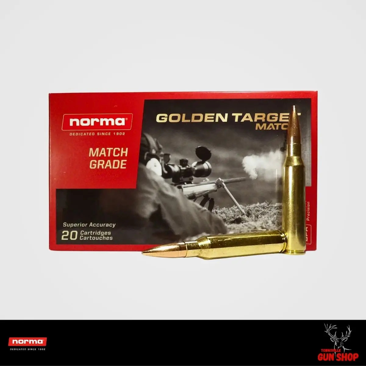 Norma 338 Lapua Magnum Match Ammo | Buy Rifle Ammunition Australia ...