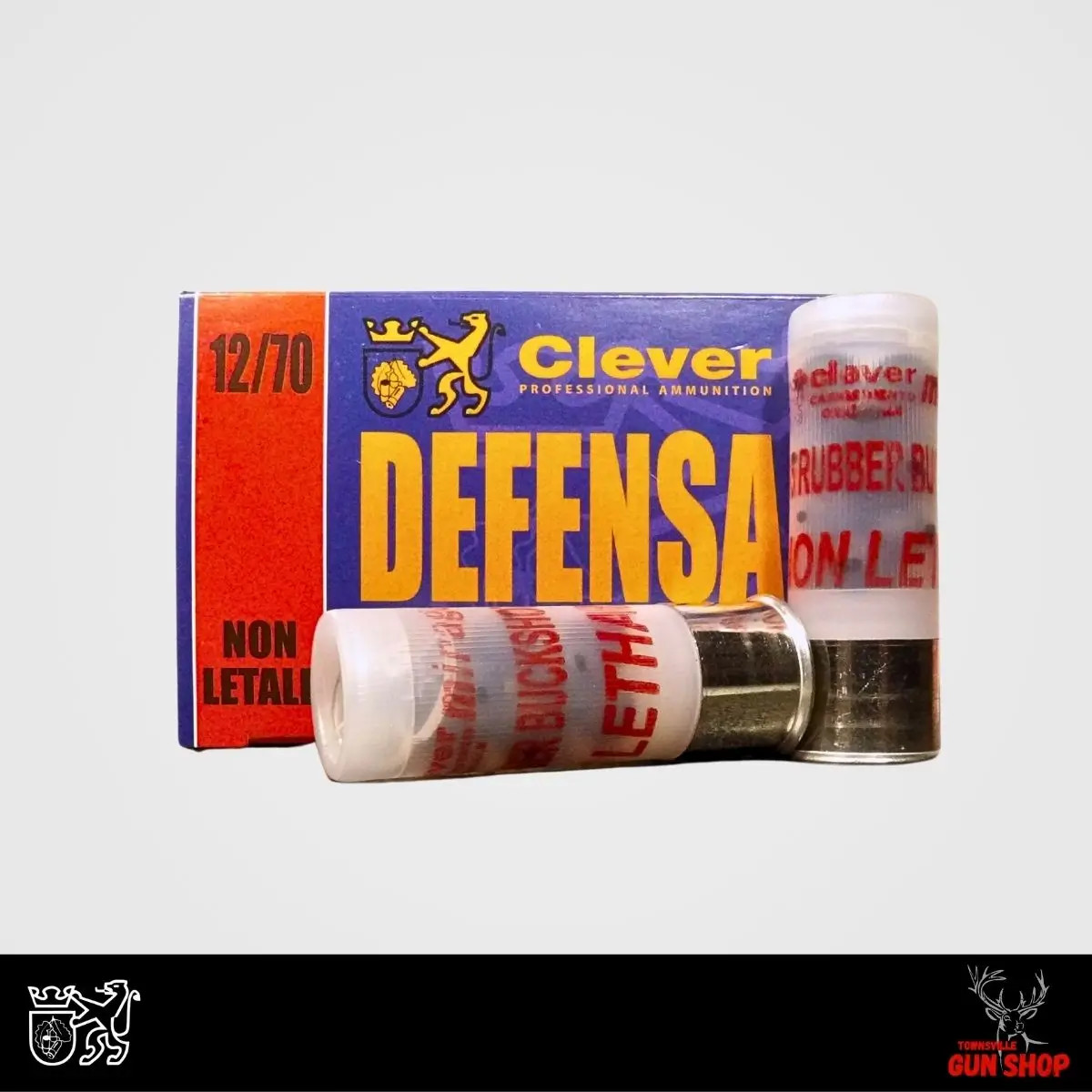 Clever 12G Rubber Buckshot 15 Pellet SG 10 Pack | Townsville Gun Shop