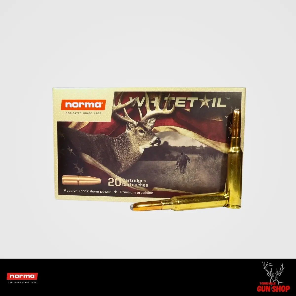 Norma Whitetail 6.5x55 SE 156gr SP — Hunting Ammo Australia