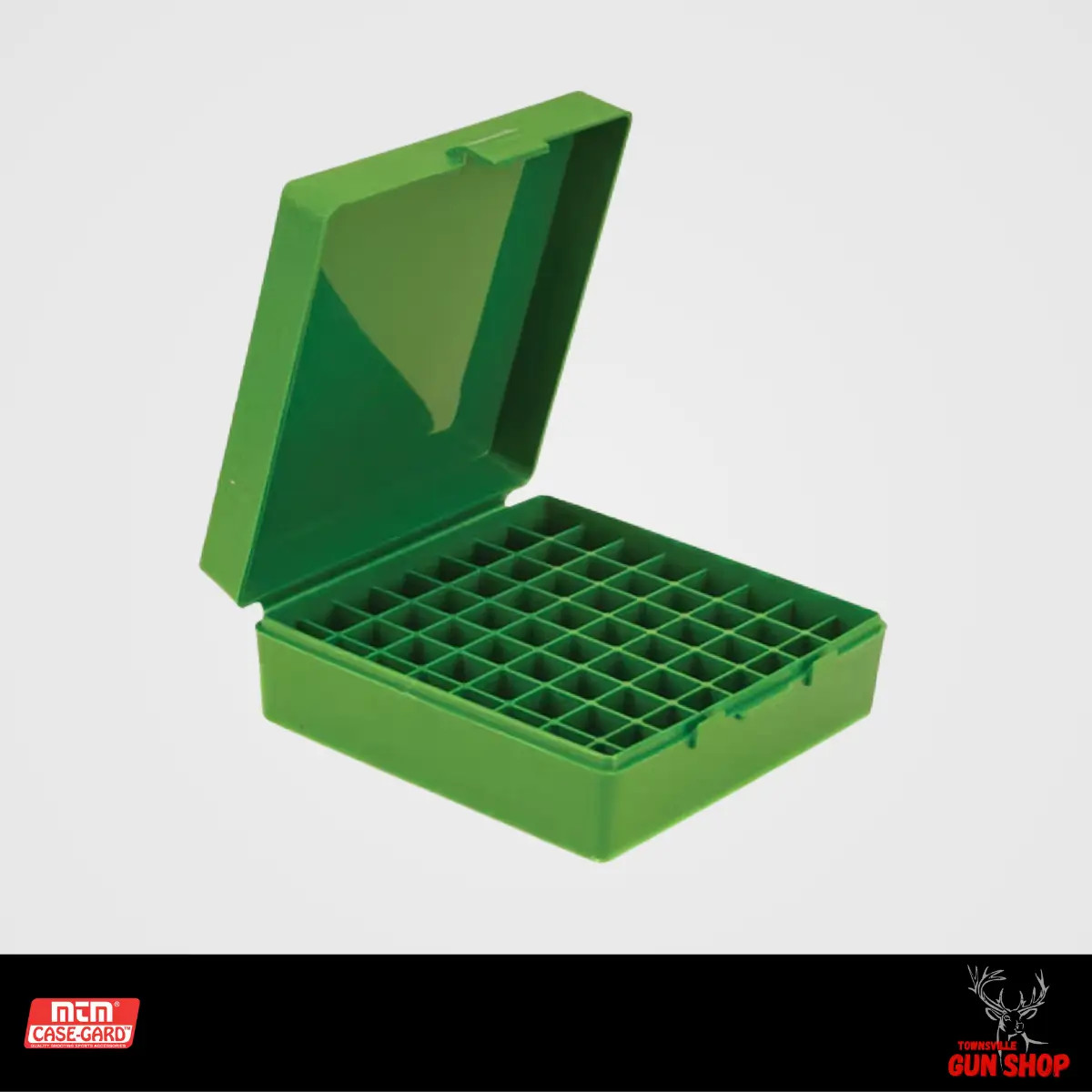 MTM 9mm 100‑Round Hinged‑Top Ammo Box P‑100‑9‑10