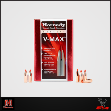 Hornady V-MAX 22 Cal 55gr Projectiles 100pk – H22271 | Townsville Gun Shop