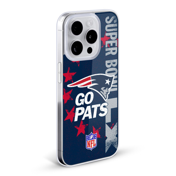 NFL 2026 Super Bowl LX Patriots Go Pats Soft Gel Case for Apple iPhone ...