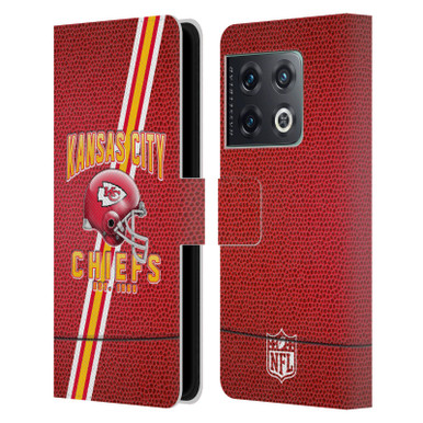 NFL Kansas City Chiefs Logo Art Football Stripes Leather Book Wallet ...