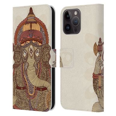 Valentina Symbols Illustration Ganesha Leather Book Wallet Case Cover ...
