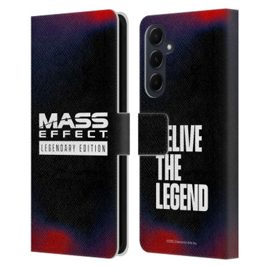 EA Bioware Mass Effect Legendary Graphics Logo Leather Book Wallet Case ...