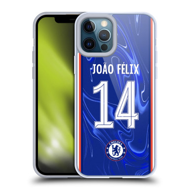 Chelsea Football Club 2024/25 Players Home Kit João Félix Soft Gel Case ...