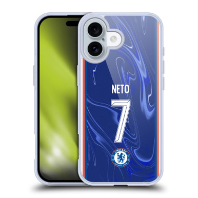 Chelsea Football Club 2024/25 Players Home Kit Pedro Neto Soft Gel Case ...