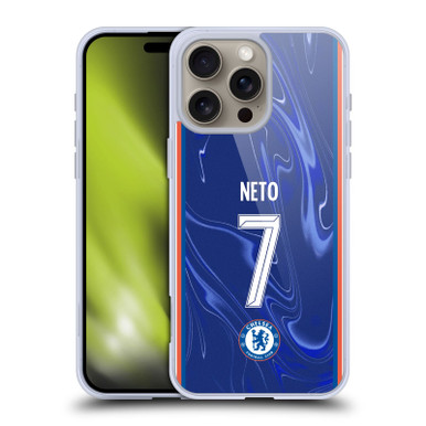 Chelsea Football Club 2024/25 Players Home Kit Pedro Neto Soft Gel Case ...