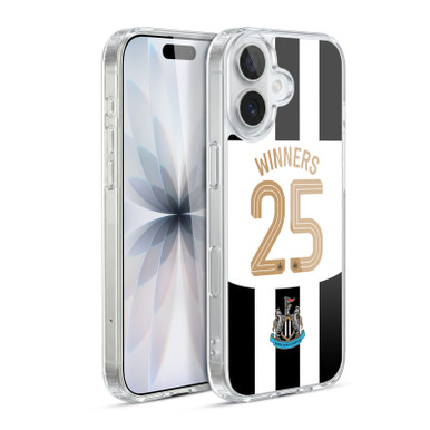 Newcastle United Football Club 2025 Cup Winners Home Kit Soft Gel Case ...