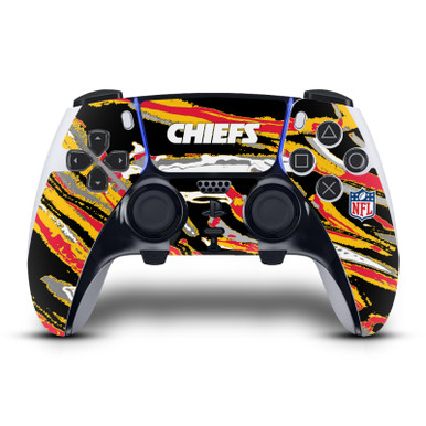 NFL Kansas City Chiefs Abstract Brush Strokes Vinyl Sticker Skin Decal ...