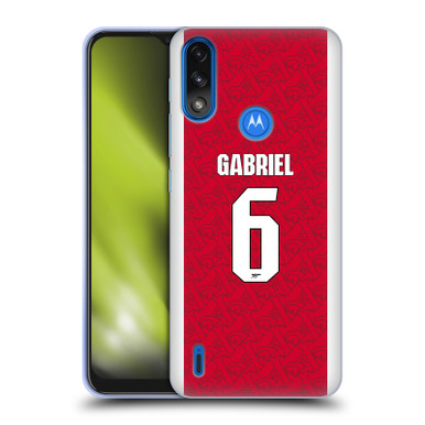 Arsenal FC 2025/26 Players Home Kit Gabriel Magalhães Soft Gel Case for ...