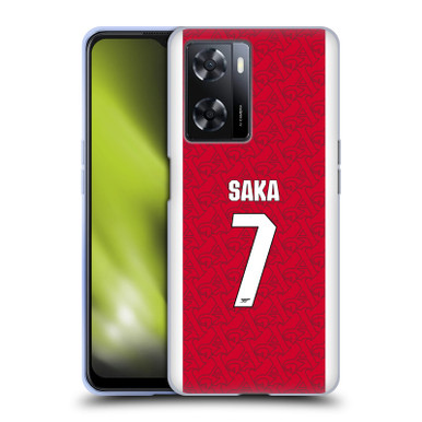 Arsenal FC 2025/26 Players Home Kit Bukayo Saka Soft Gel Case for OPPO ...