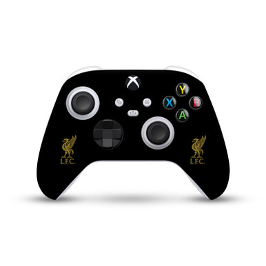 Liverpool Football Club Art Liver Bird Gold On Black Vinyl Sticker Skin ...