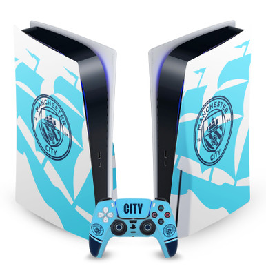 Manchester City Man City FC Logo Art Badge Ship Vinyl Sticker Skin ...