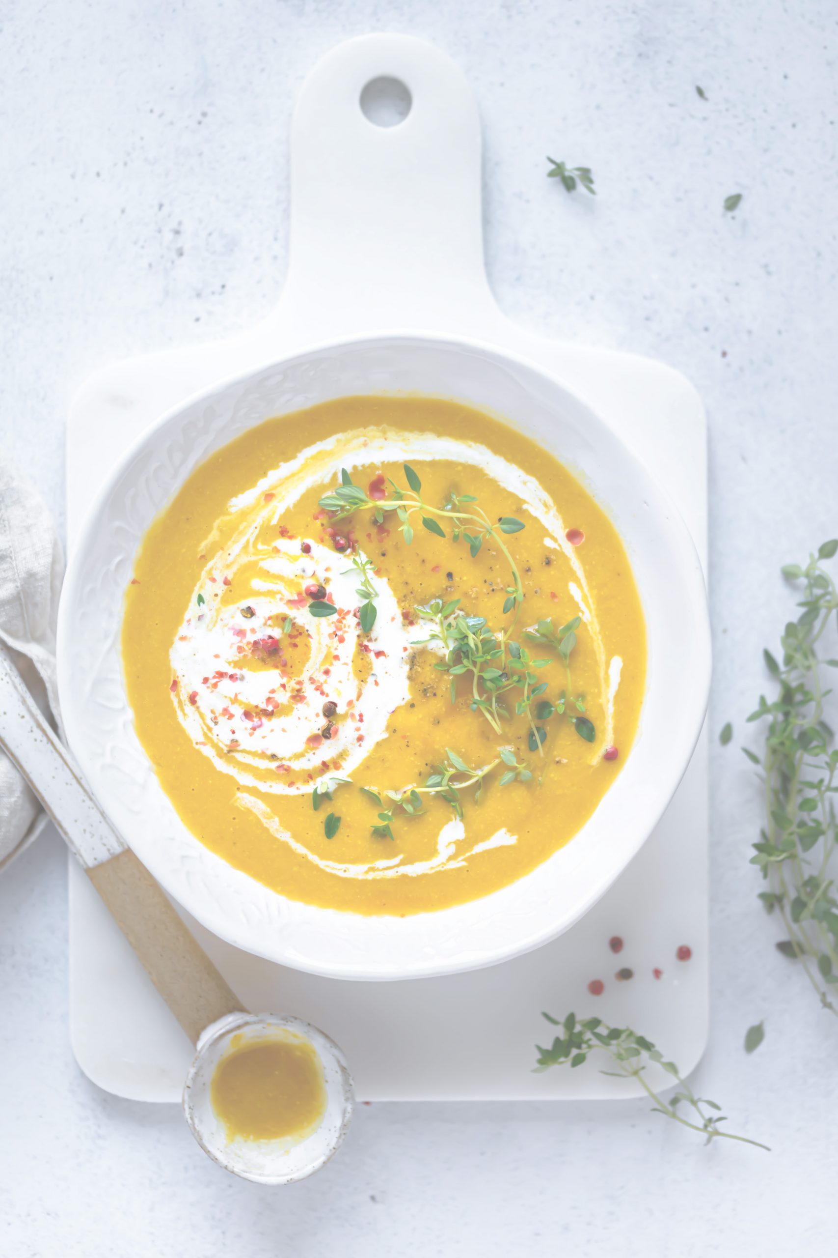 Recipe: Roasted Butternut Squash & Pomegranate Molasses Soup - Cooks of ...