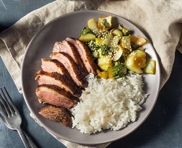 Recipe: Twice-Cooked Duck with bok choy - Cooks of Crocus Hill