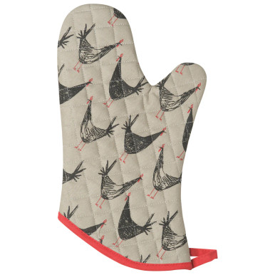 Chicken Scratch Oven Mitt - Cooks of Crocus Hill