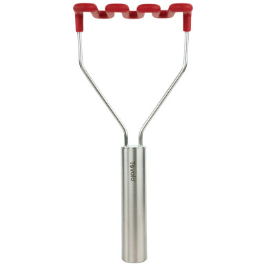 Silicone Potato Masher - Cayenne - Cooks of Crocus Hill