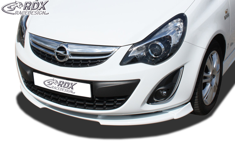 RDX Front Spoiler VARIO-X for OPEL Corsa D Facelift 2010+ Front Lip ...