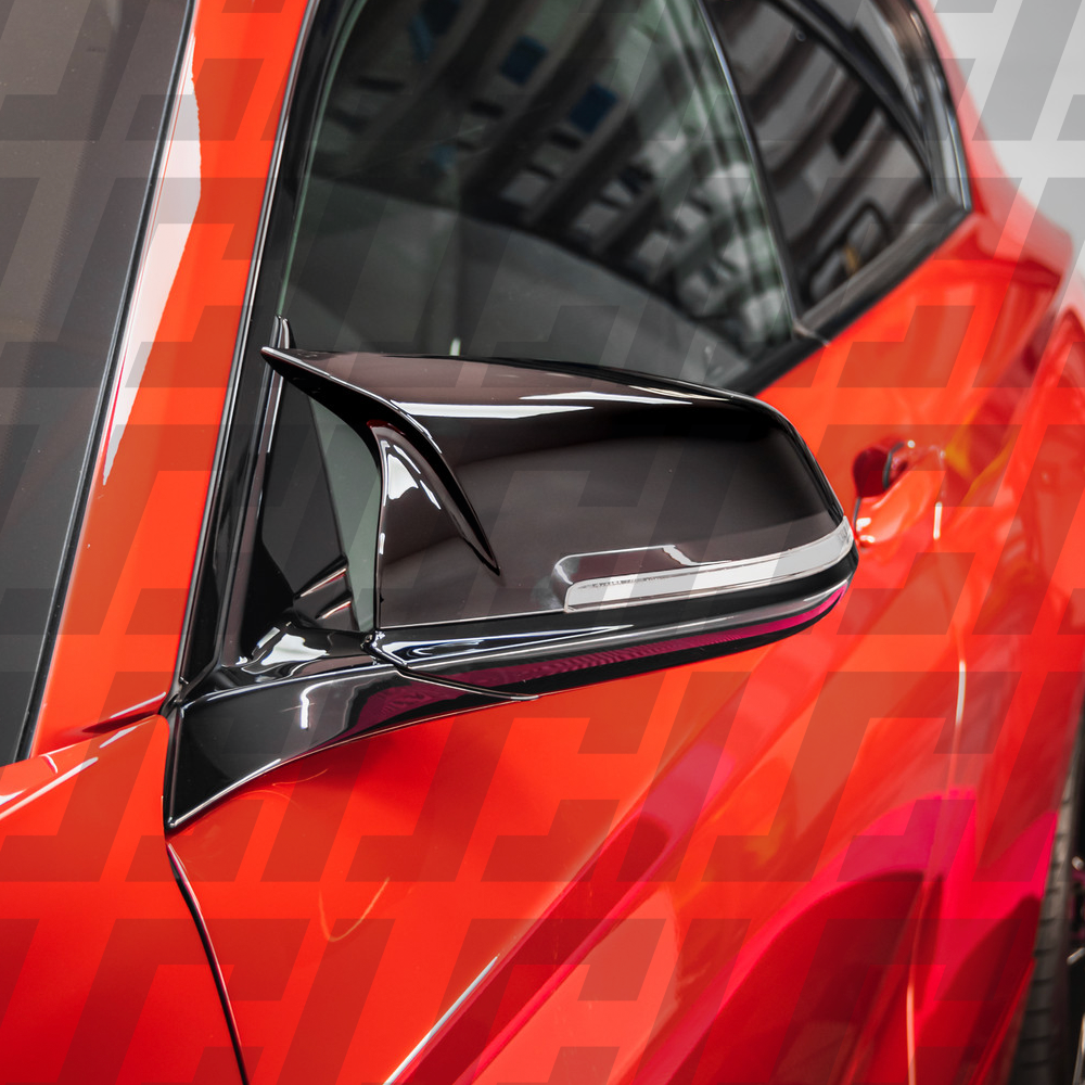 BMW M Style Gloss Black Mirror Covers (1, 2, 3, 4 series / FXX)