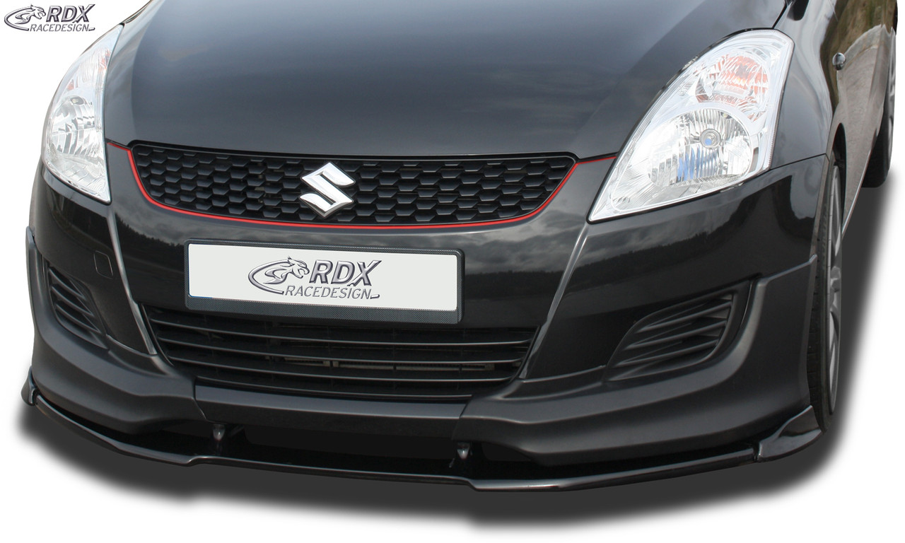 RDX Front Spoiler VARIO-X for SUZUKI Swift FZ/NZ 2010-2013 for cars with JDM/GT Frontflaps Front ...