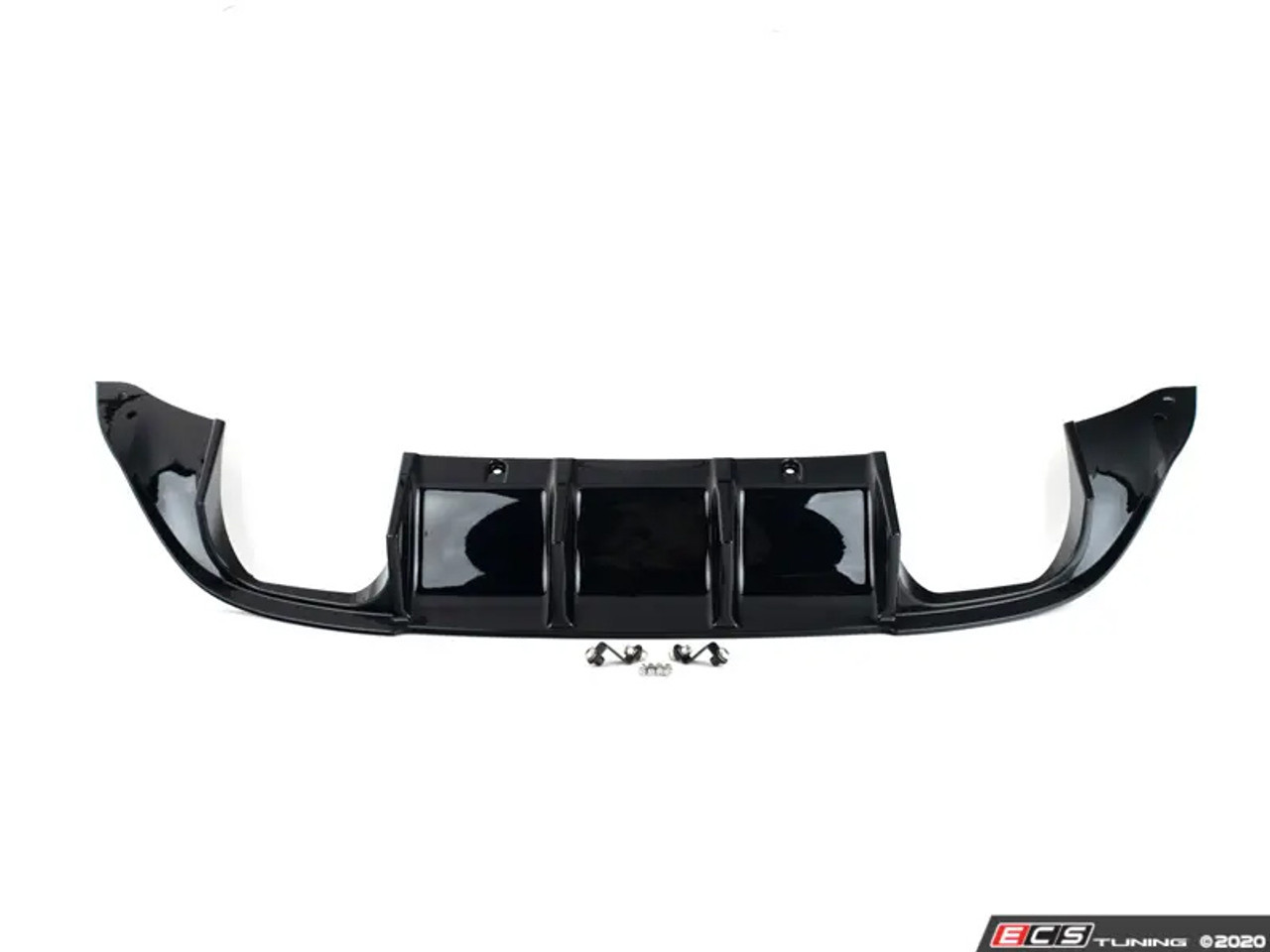 Ecs Tuning Gloss Black Rear Diffuser Golf Mk7 5 R
