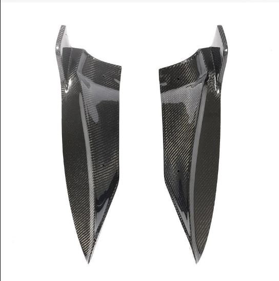 Tesla Model S 70D Carbon Fibre Rear Diffuser Extensions 2016-17