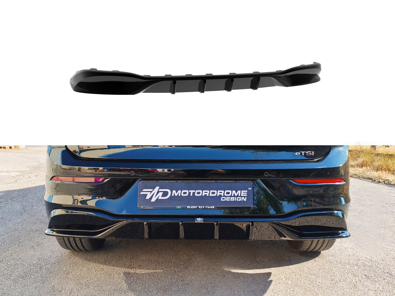 Motordrome Rear Diffuser Volkswagen Golf Mk8 / MK8 Facelift - Ultimate ...