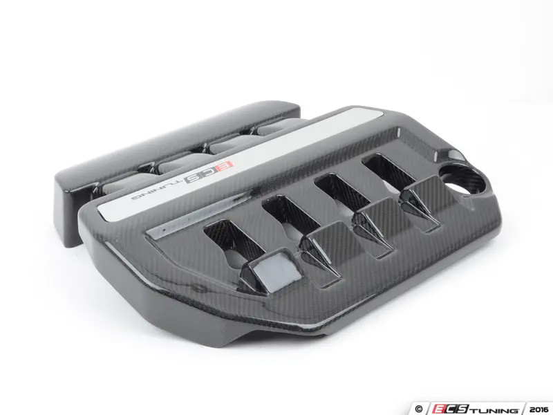 ECS Tuning Carbon Fibre Engine Cover Black - 2.0T Gen 3 EA888 ...