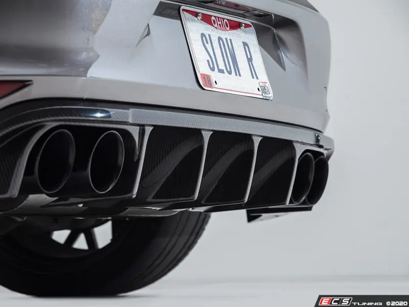 ECS Tuning Carbon Fibre Rear Diffuser - Golf Mk7 R - Ultimate Customs