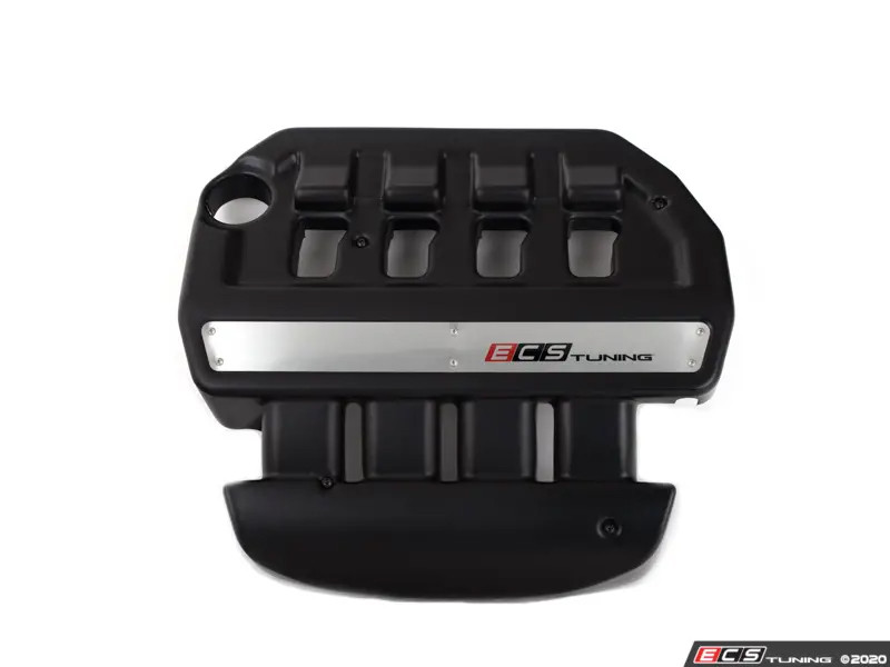 ECS Tuning Textured Black Engine Cover - MQB Gen3 - Ultimate Customs